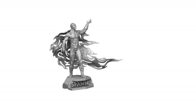 SPAWN 2 OPTIONS FOR 3D PRINT STL 3D Model in Monster 3DExport