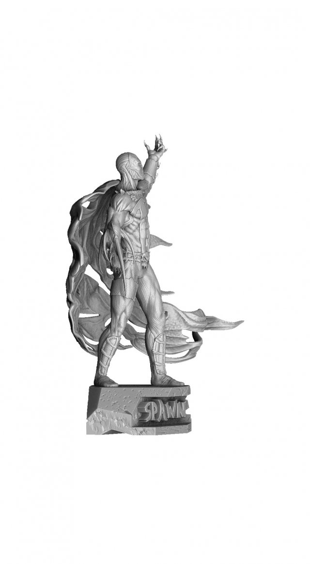 SPAWN 2 OPTIONS FOR 3D PRINT STL 3D Model in Monster 3DExport