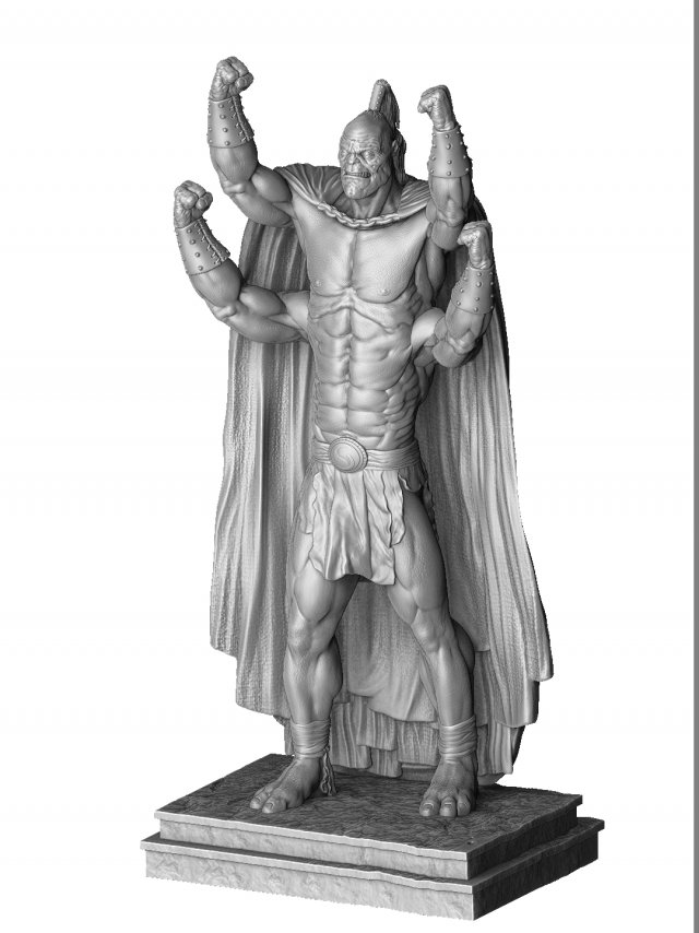 GORO 1995 ASSEMBLE FOR 3D PRINT 2 OPTIONS STL 3D Model in Monster 3DExport