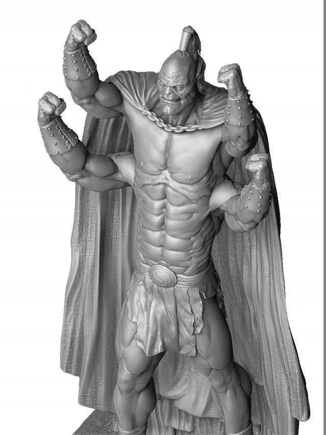 GORO 1995 ASSEMBLE FOR 3D PRINT 2 OPTIONS STL 3D Model in Monster 3DExport