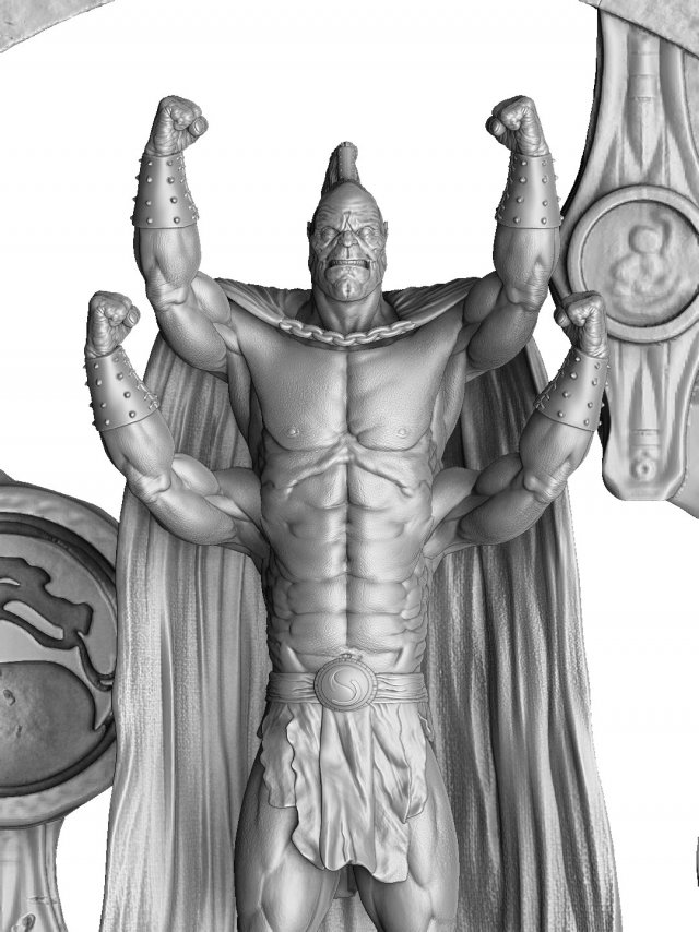 GORO 1995 ASSEMBLE FOR 3D PRINT 2 OPTIONS STL 3D Model in Monster 3DExport