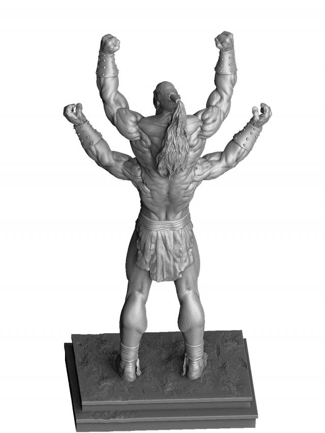 GORO 1995 ASSEMBLE FOR 3D PRINT 2 OPTIONS STL 3D Model in Monster 3DExport