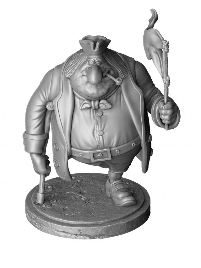 JOHN SILVER FOR 3D PRINT STL whole and ni parts 3D Print Model in Man ...