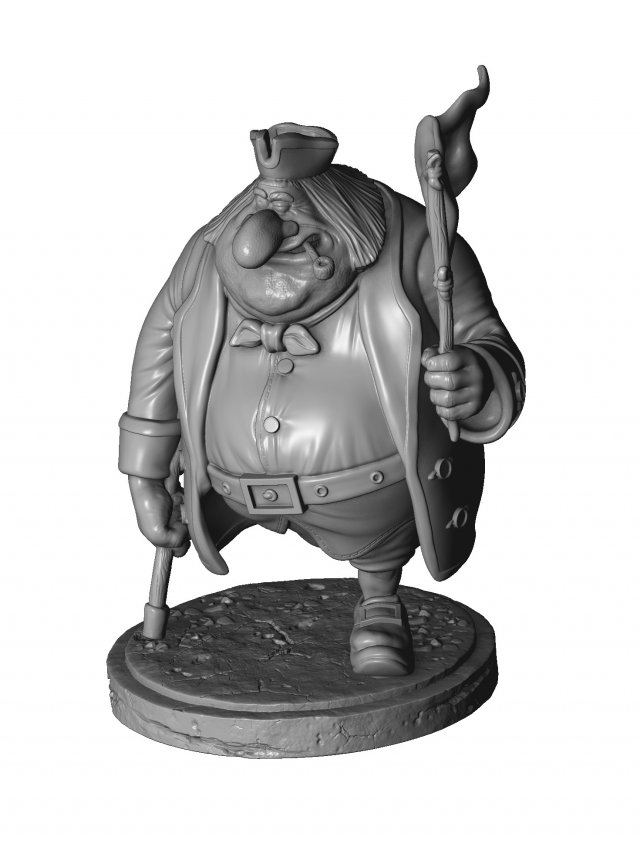 JOHN SILVER FOR 3D PRINT STL whole and ni parts 3D Print Model in Man ...