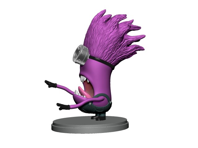 PURPLE MUTATED MINION FOR 3D PRINTING STL 3D Print Model in Monsters ...