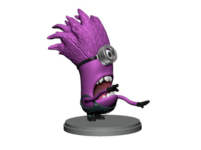 PURPLE MUTATED MINION FOR 3D PRINTING STL 3D Print Model in Monsters ...