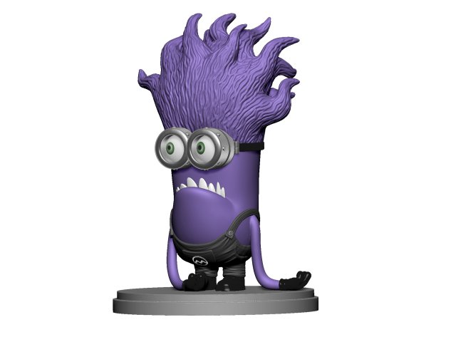 PURPLE MUTATED MINION FOR 3D PRINTING STL 3D Print Model in Monsters ...