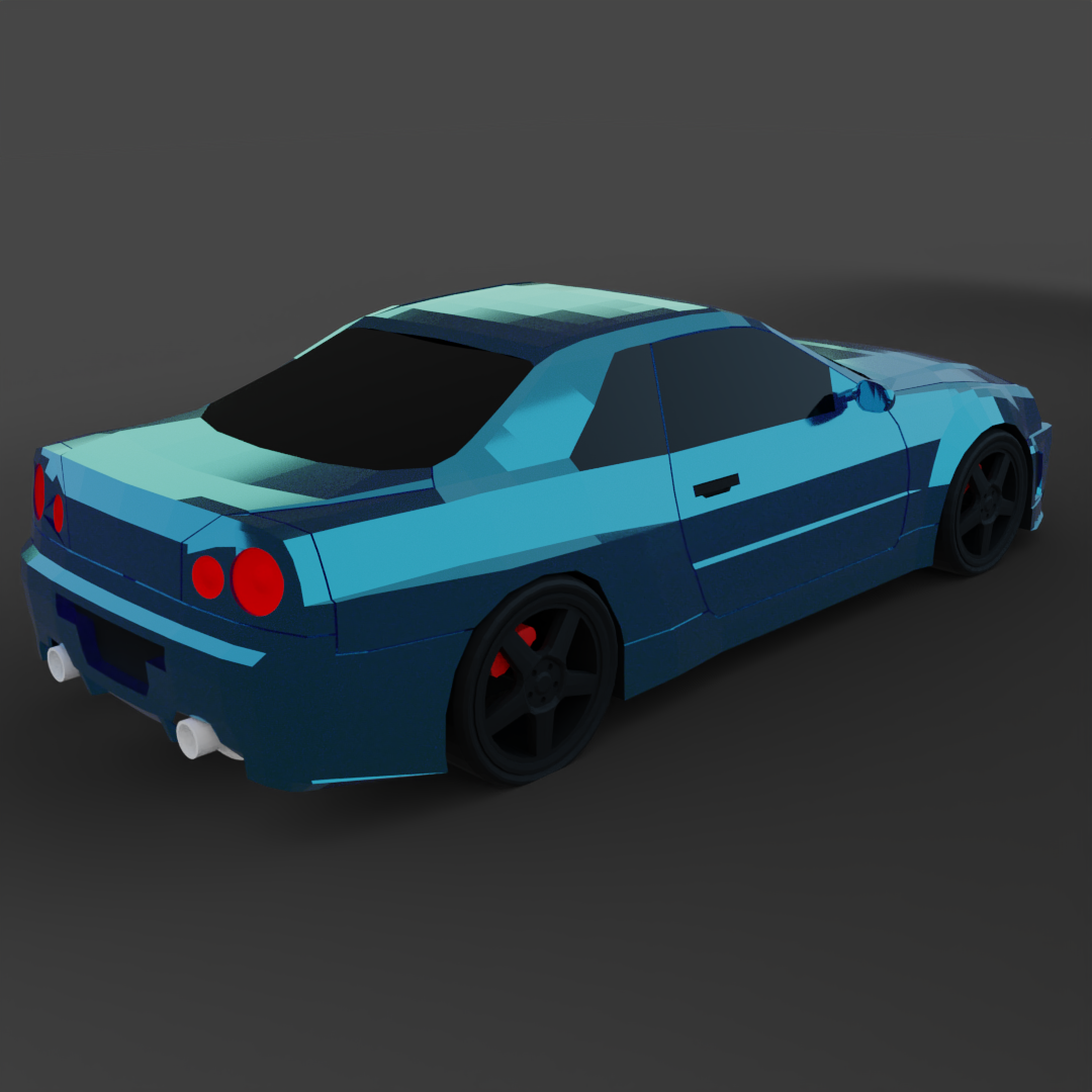 Nissan GTR R34 Skyline 3D Model in Sport Cars 3DExport