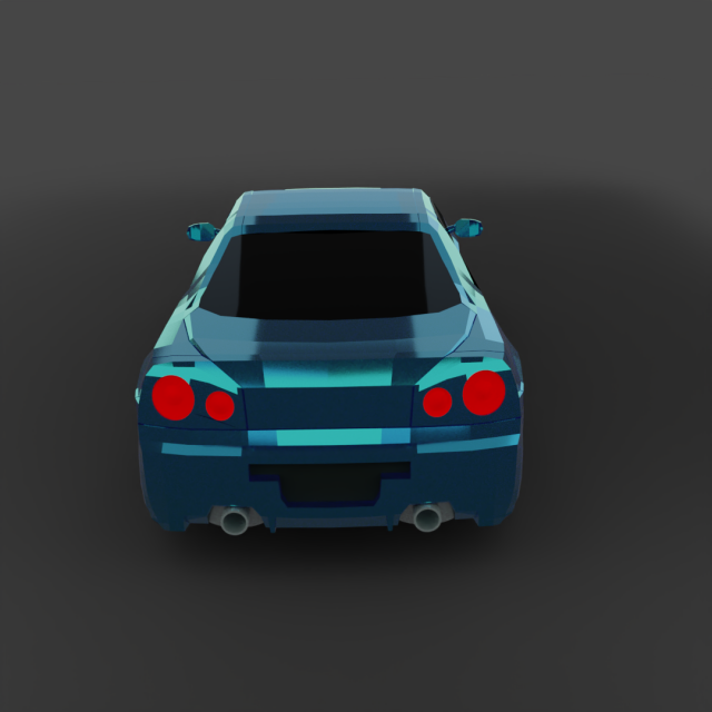 nissan gtr r34 skyline 3D Model in Sport Cars 3DExport