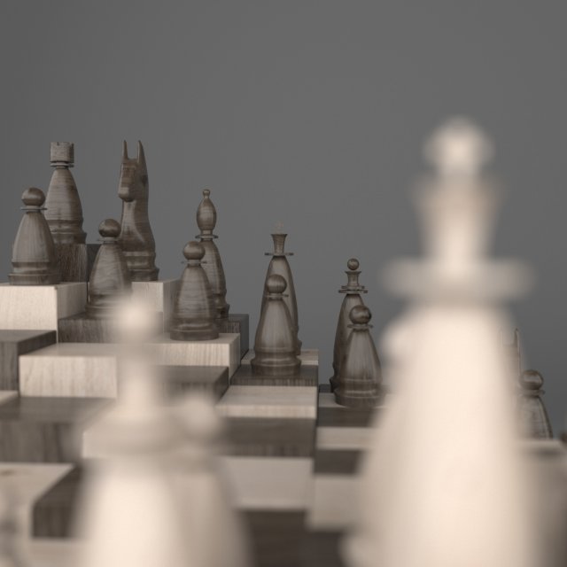new wooden model parametric chess 3D Model in Board Games 3DExport