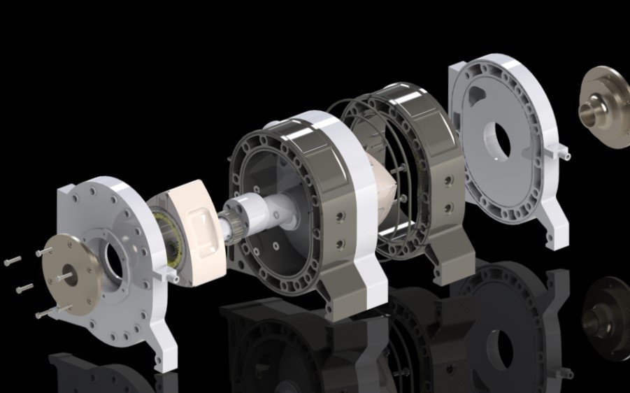 wankle rotary engine 3D Print Model in Engineering 3DExport