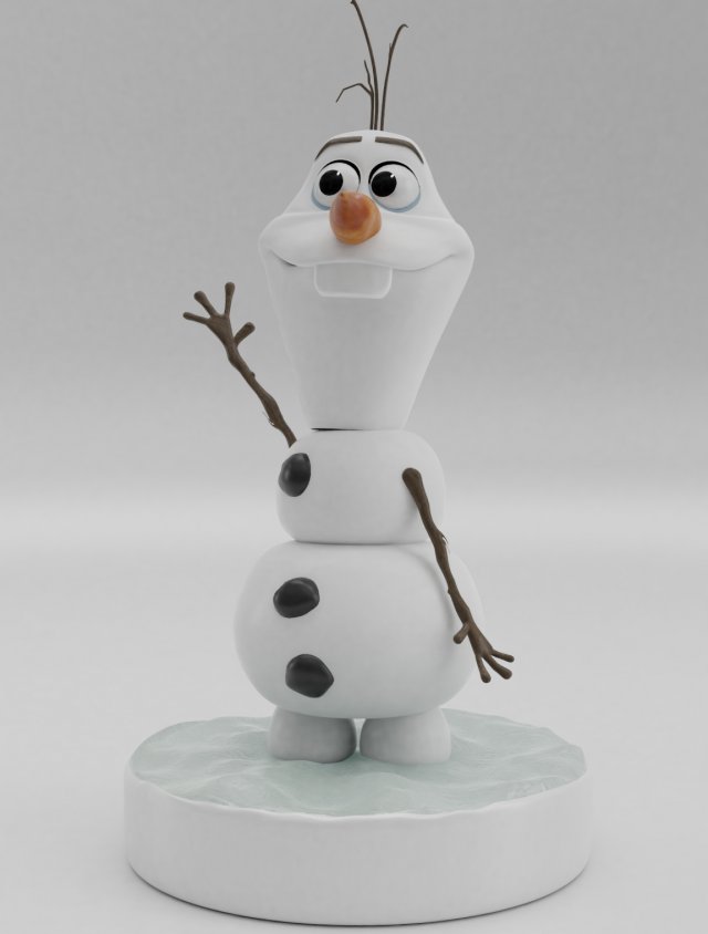 olaf from frozen 3d print model christmas 3D Print Model in Monsters ...