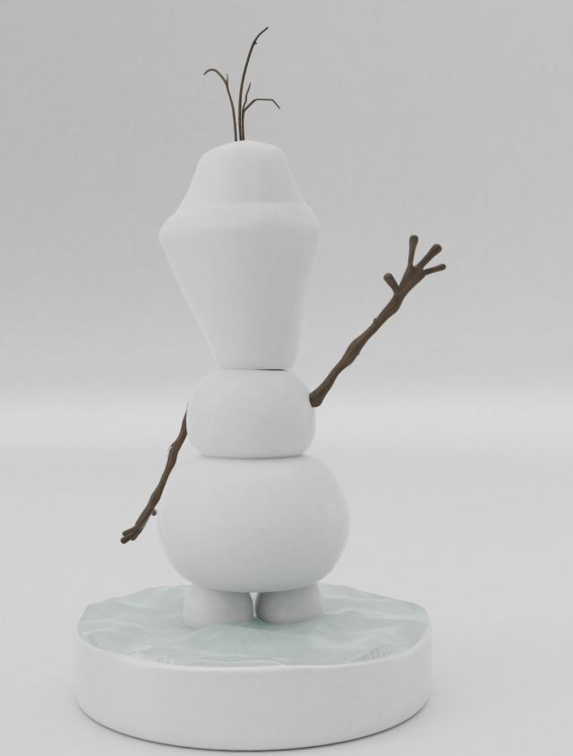 olaf from frozen 3d print model christmas 3D Print Model in Monsters ...