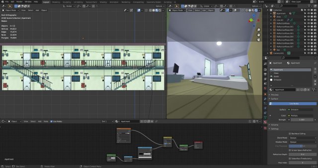 anime apartment tokyo 3D Model in Buildings 3DExport