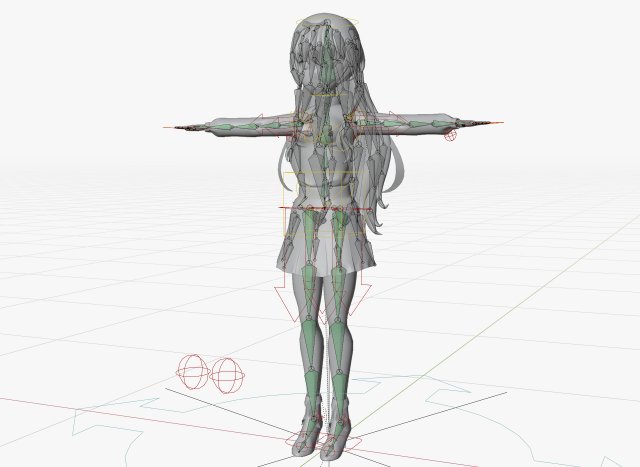 Yue - Arifureta 3D Model in Cartoon 3DExport