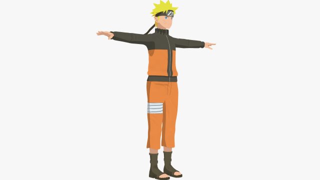 Naruto Shippuden 3D Model in Cartoon 3DExport
