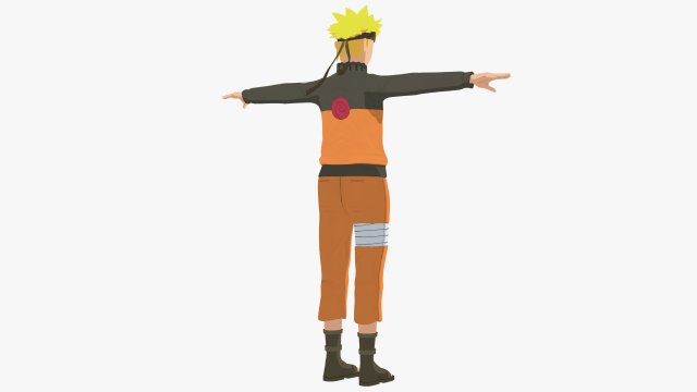 Naruto Shippuden 3D Model in Cartoon 3DExport