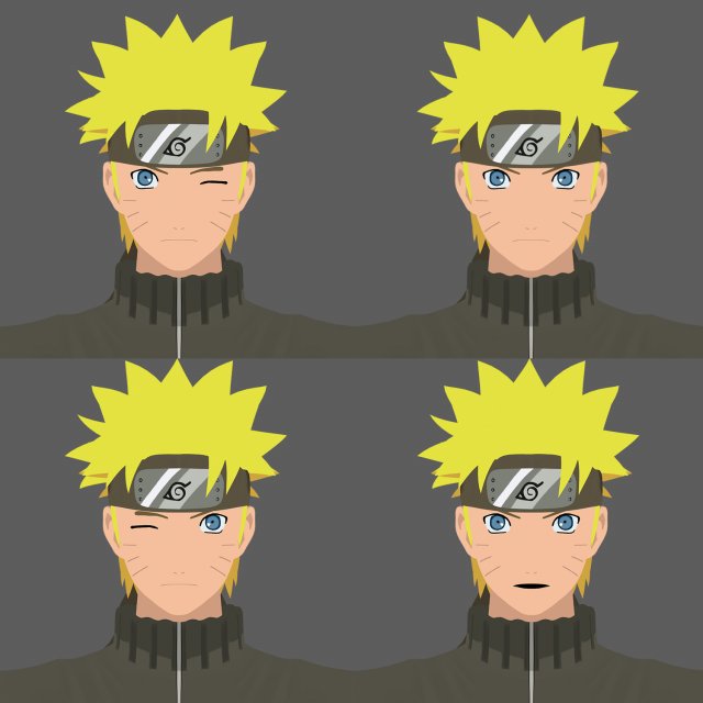 Naruto Shippuden 3D Model in Cartoon 3DExport