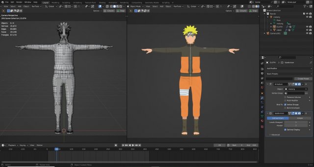 Naruto Shippuden 3D Model in Cartoon 3DExport