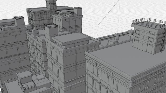 Anime Building 3D Model in Buildings 3DExport