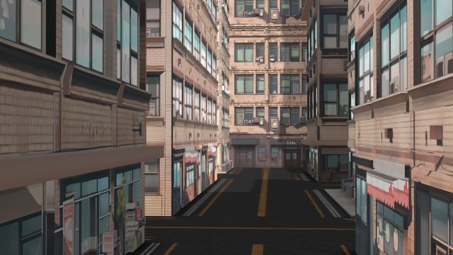 Anime Building 3D Model in Buildings 3DExport