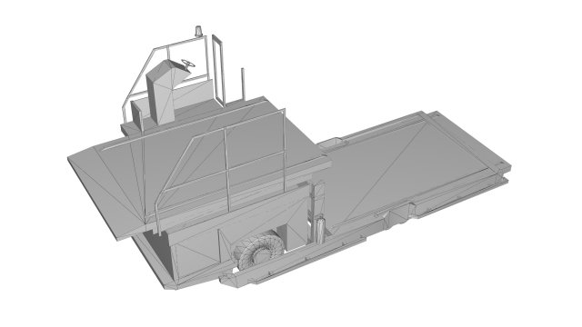 commander 15i loader lowpoly 3D Model in Transport 3DExport
