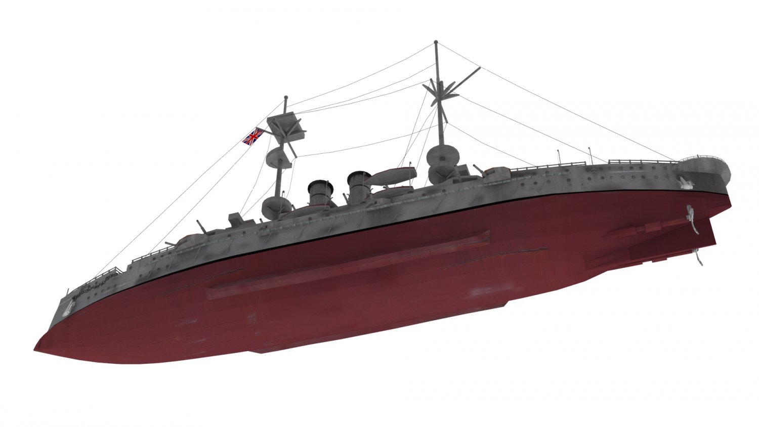 HMS Goliath 3D Model in Battleship 3DExport
