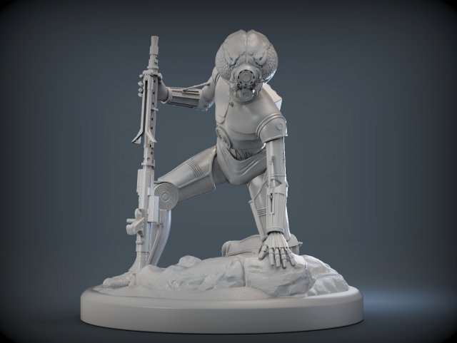 4-lom droid bounty hunter from star wars 3D Print Model in Monsters ...