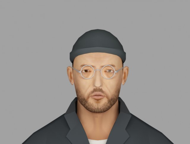 jean reno 3D Model in Man 3DExport