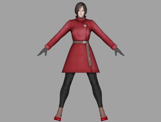 ada wong casual 3D Model in Woman 3DExport