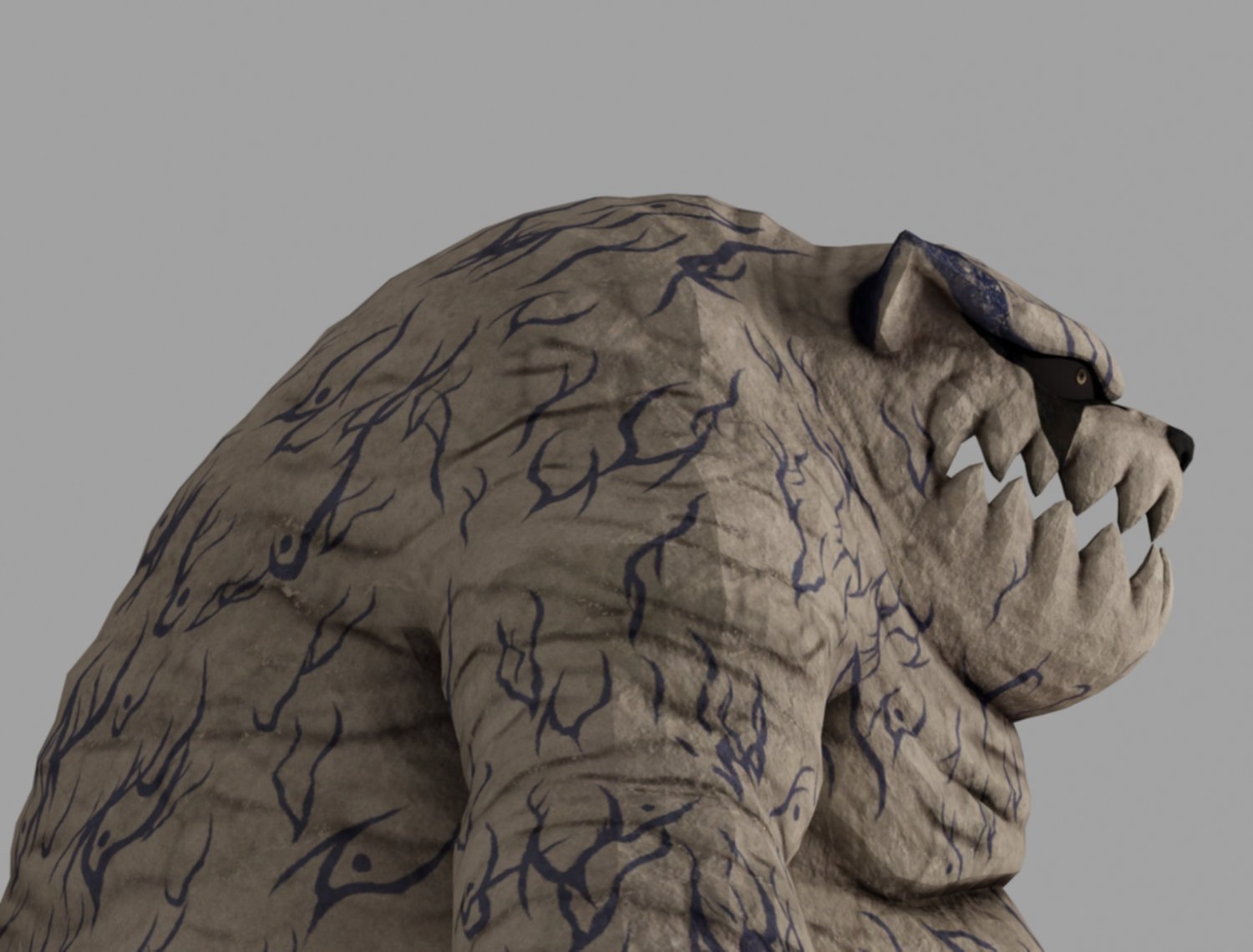 Shukaku 3D Model in Cartoon 3DExport