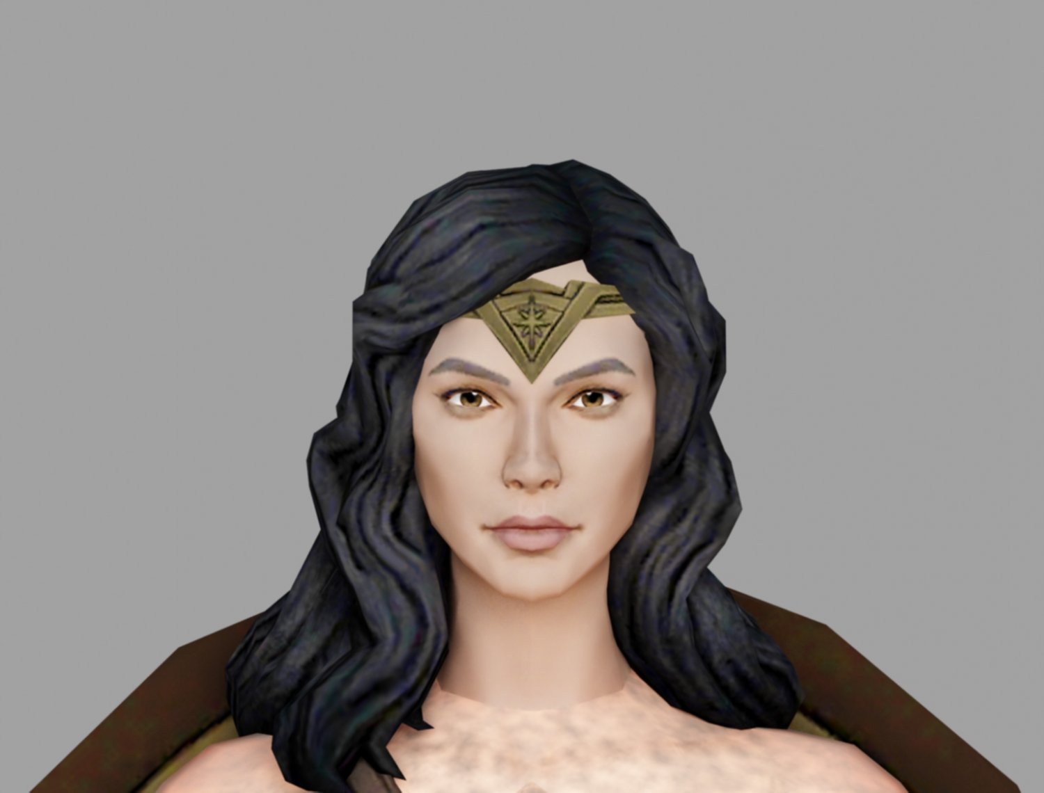 Wonder woman 3D Model in Woman 3DExport