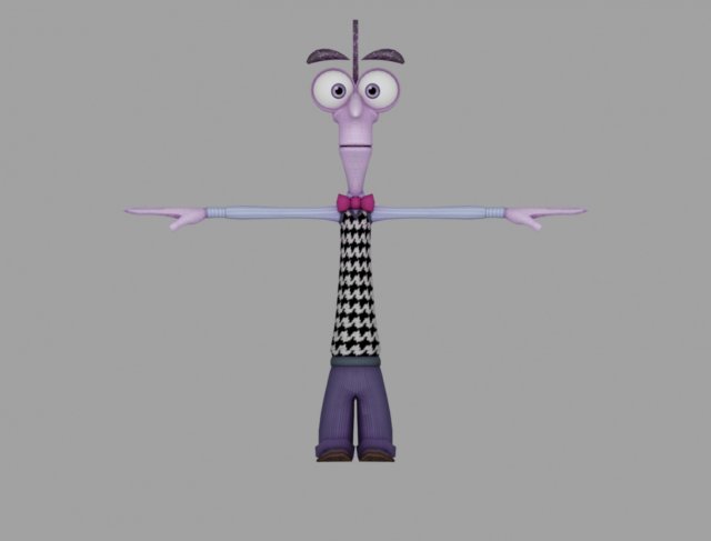 fear 3D Model in Cartoon 3DExport