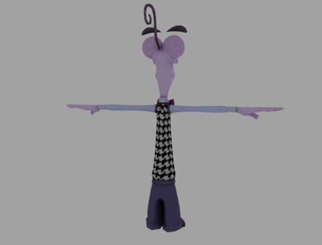 fear 3D Model in Cartoon 3DExport