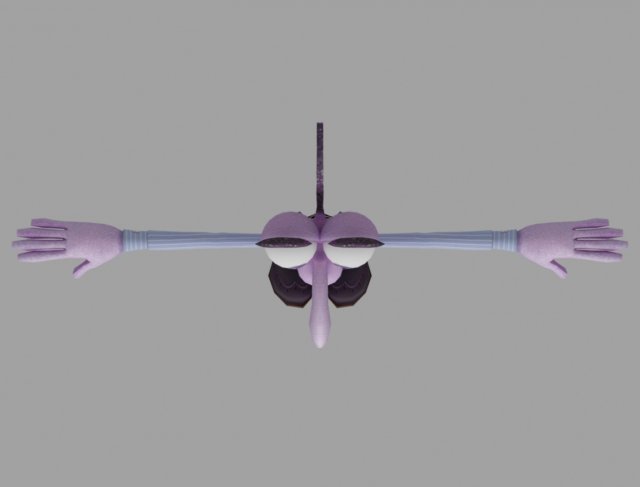 fear 3D Model in Cartoon 3DExport