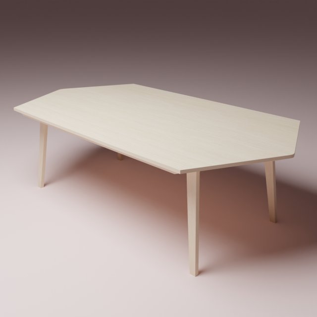 Table 3D Model in Table 3DExport