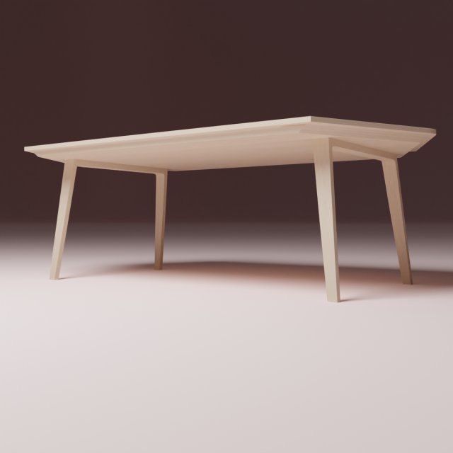 Table 3D Model in Table 3DExport