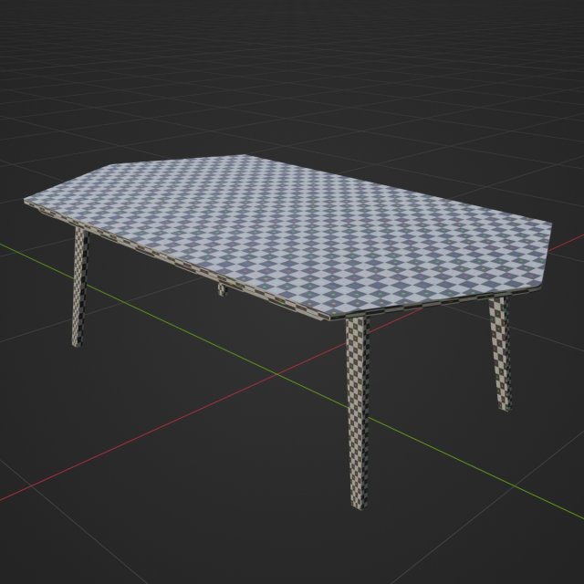 Table 3D Model in Table 3DExport