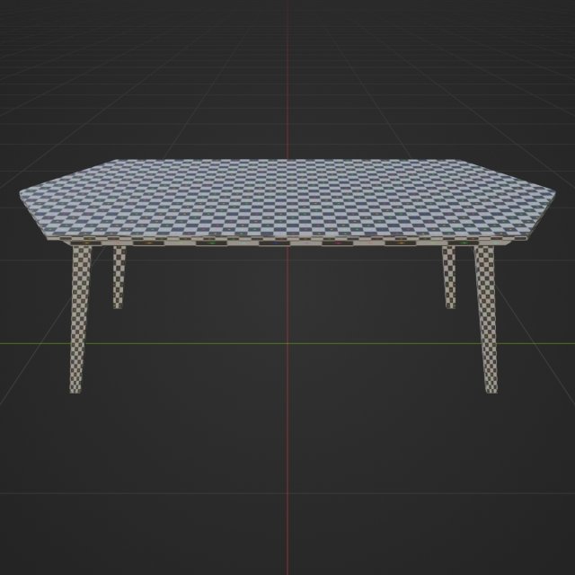Table 3D Model in Table 3DExport
