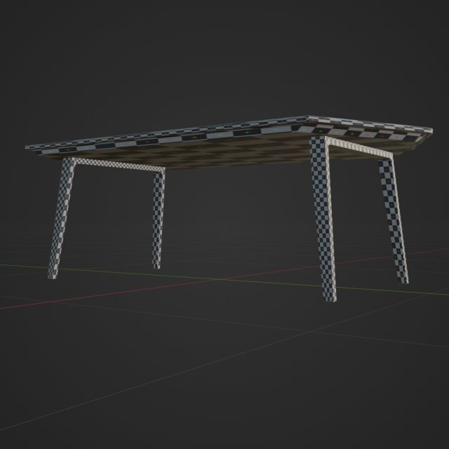 Table 3D Model in Table 3DExport