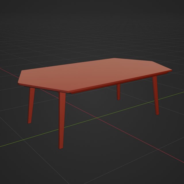 Table 3D Model in Table 3DExport