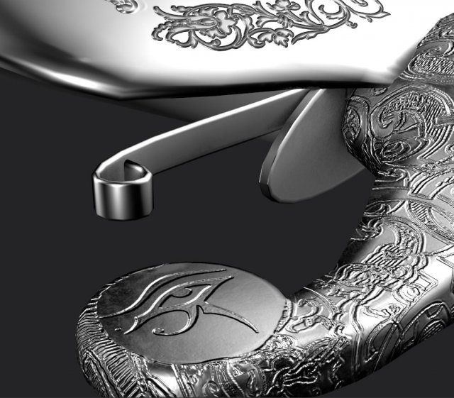 silver 1700 sword with pistol 2 various textures used and new textures ...