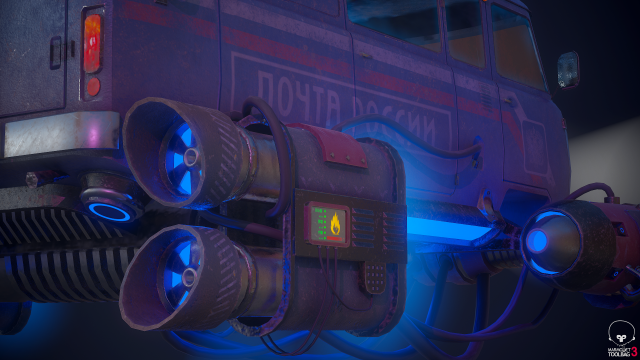 Soviet flying car 3D Model in Old Cars 3DExport