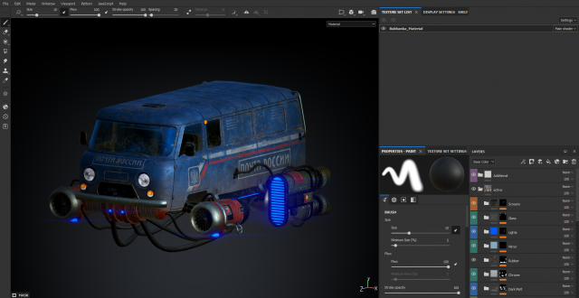 Soviet flying car 3D Model in Old Cars 3DExport