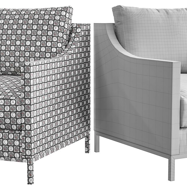 kendall occasional 3D Model in Chair 3DExport