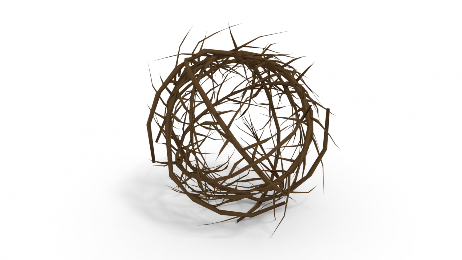 Tumbleweed 3D Model in Bush 3DExport