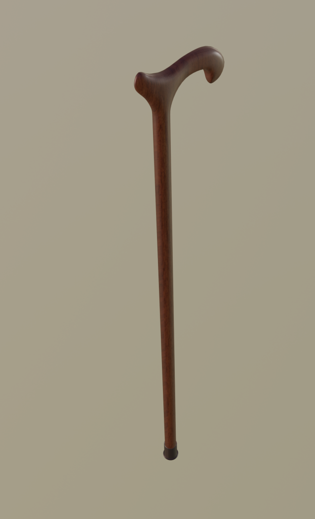 walking stick 3D Model in Household Items 3DExport