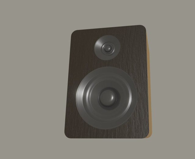 audio speaker 3D Model in Audio 3DExport