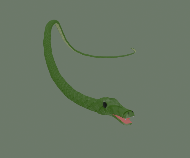 snake 3D Model in Wildlife 3DExport