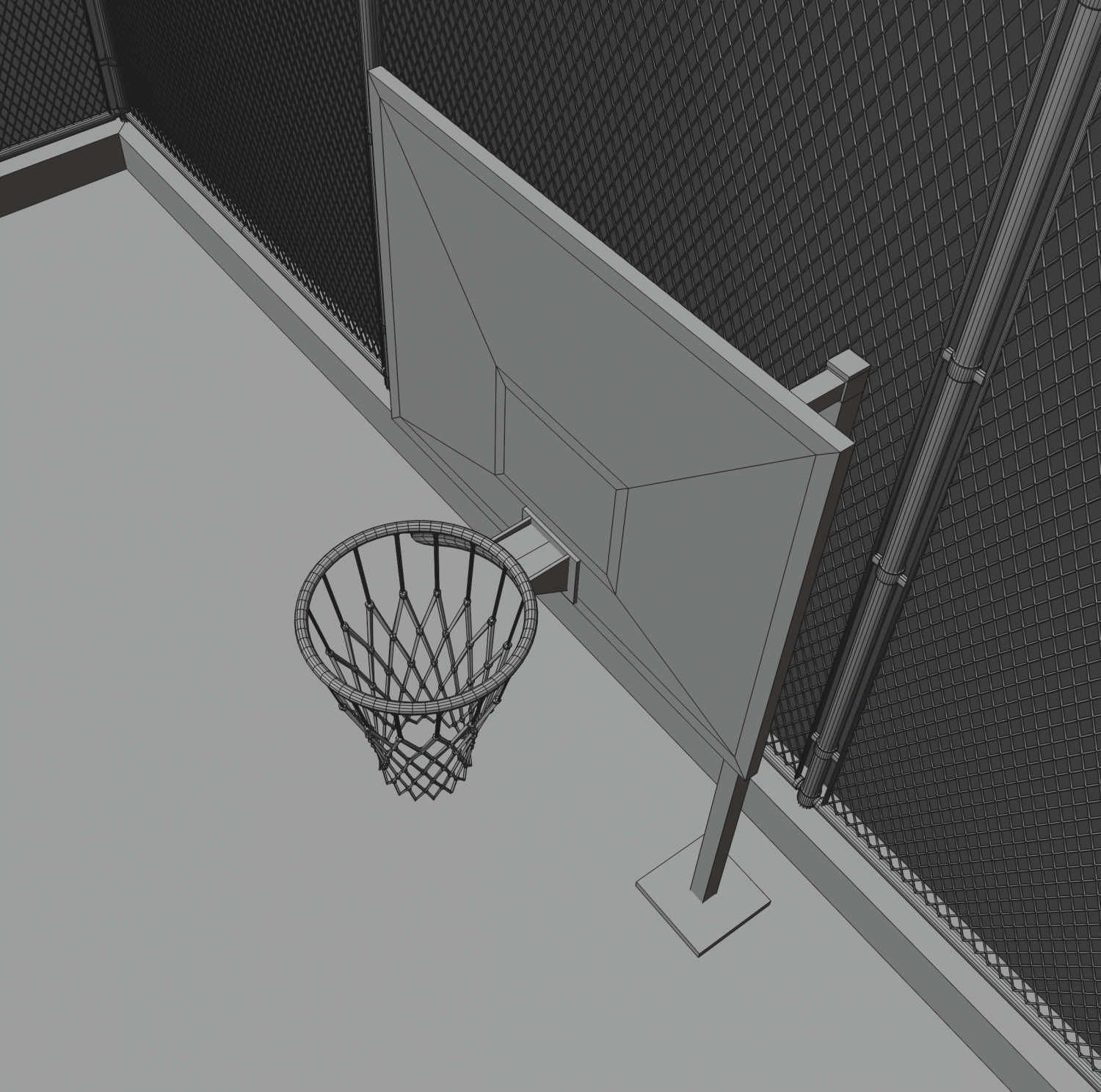 Basketball Court 3D Model in Playground 3DExport